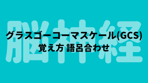 グラスゴーコーマスケール(GCS) 覚え方 語呂合わせ｜＊看護国試ゴロ＊看護師国家試験対策 絶対合格するぞ！